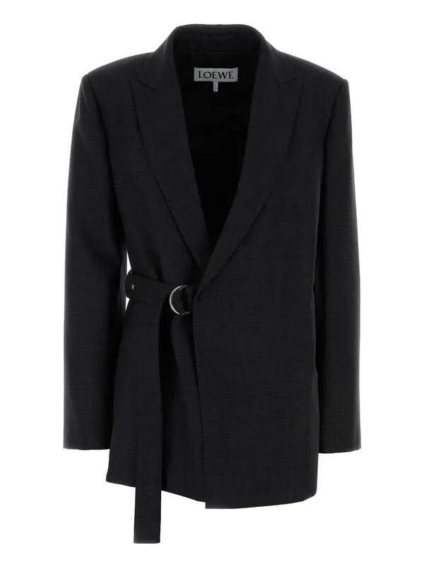 Loewe Embroidered Wool Blazer - Multicolor