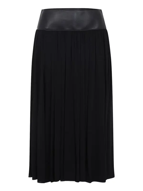 Alaïa Belt Midi Skirt - Black