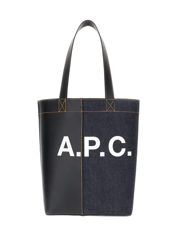 A.p.c. Paneled Shopper Tote - Multicolor