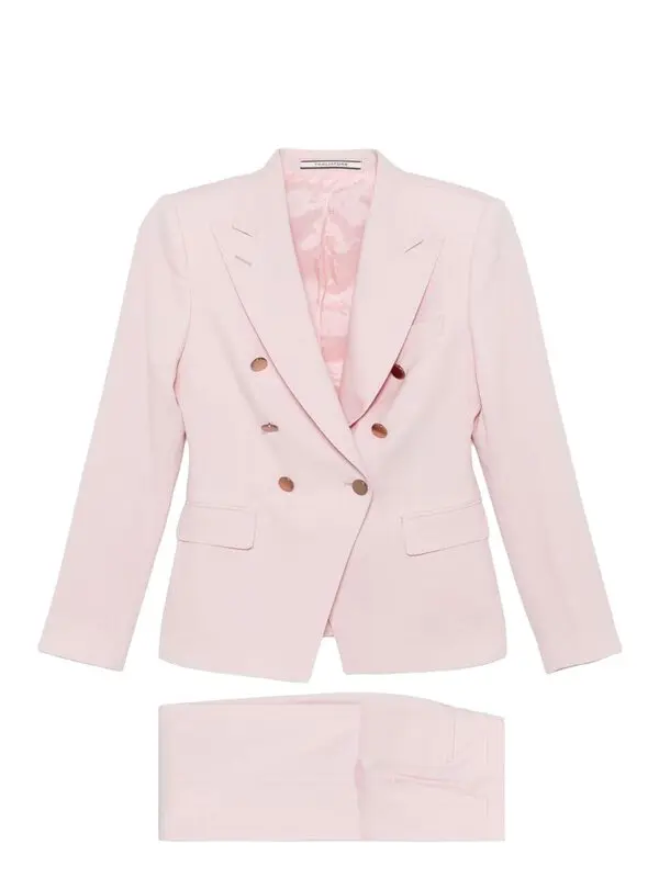 Tagliatore Wool Double-breasted Suit - Multicolor