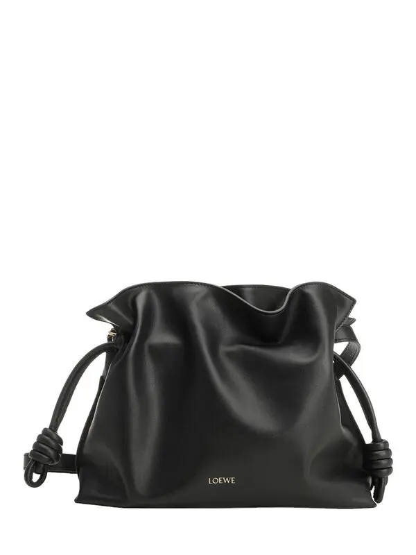 Loewe Medium Flamenco Clutch Bag - Black