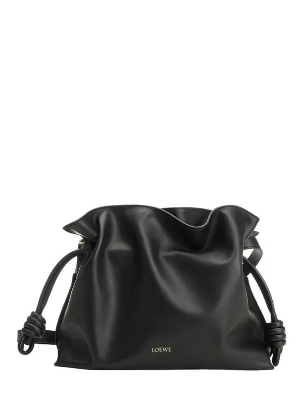 Loewe Medium Flamenco Clutch Bag - Black
