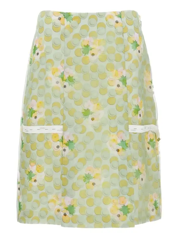Fendi Organza Skirt - Multicolor
