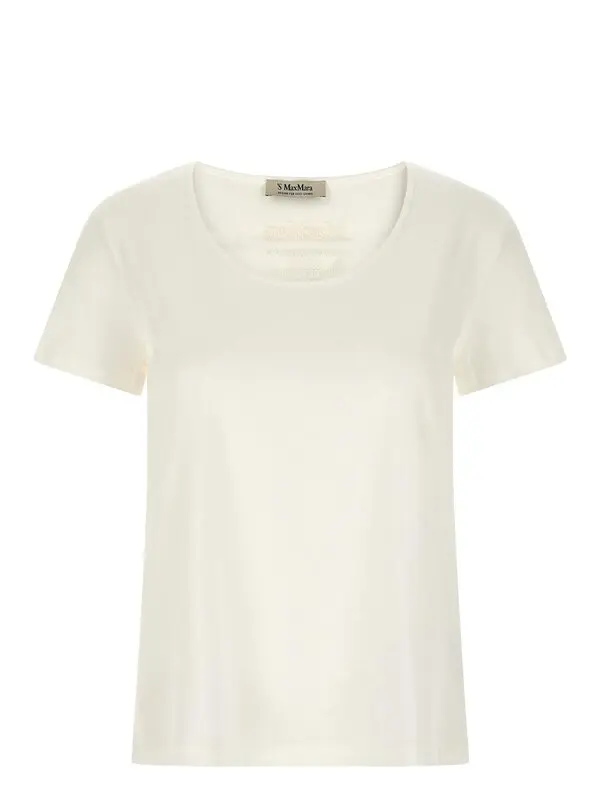 Max Mara Cotton Jersey T-shirt - White