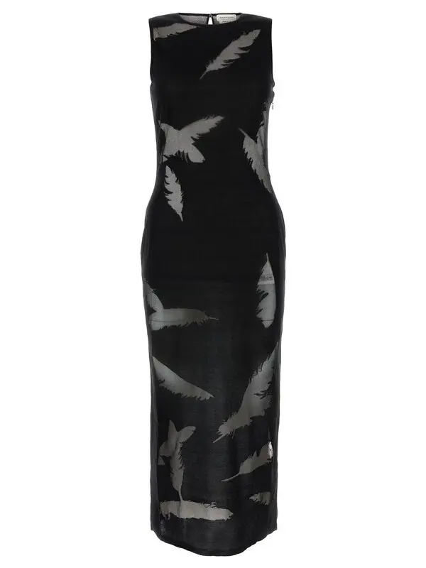 Alexander McQueen Feather Dress - Multicolor