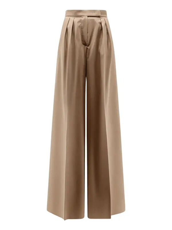 Max Mara Virgin Wool Quorum Trousers - Multicolor