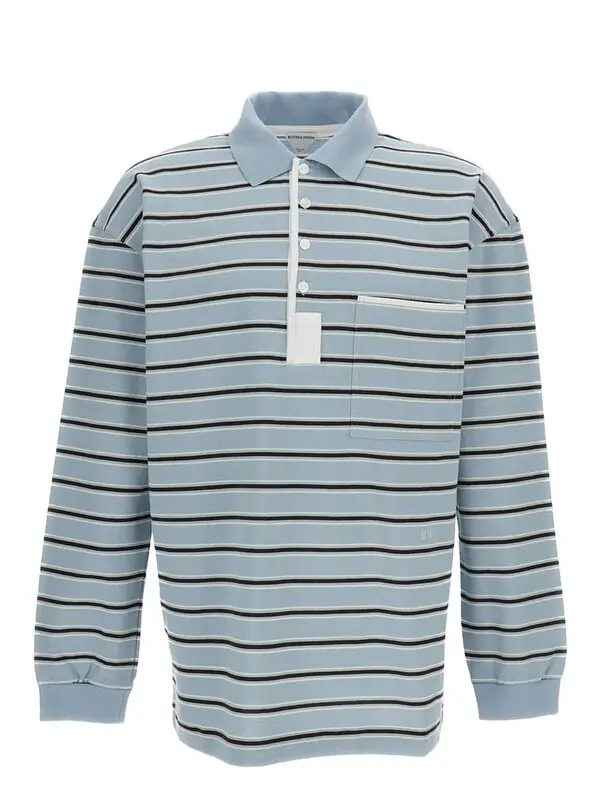 Bottega Veneta Striped Polo - Multicolor