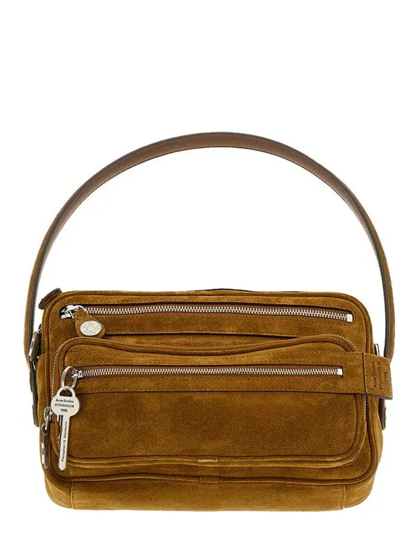 Acne Studios Suede Shoulder Bag - Multicolor