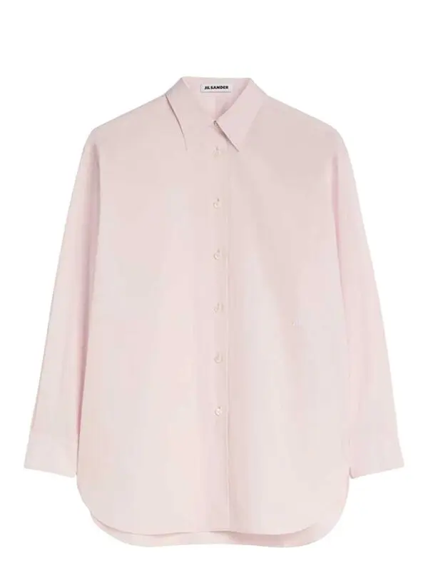 JIL SANDER Lightweight Cotton Poplin Shirt - Multicolor