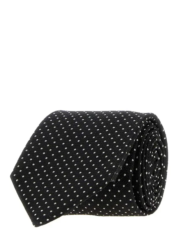TOM FORD Embroidered Silk Tie - Multicolor
