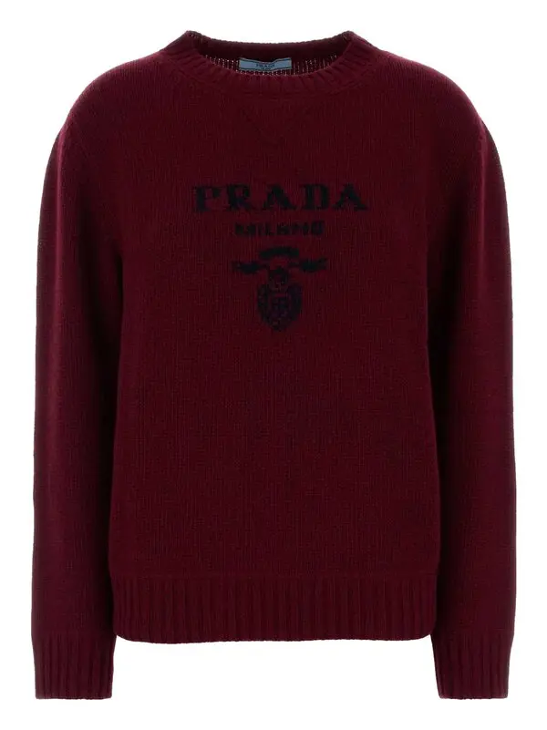 Prada Wool Blend Sweater - Red