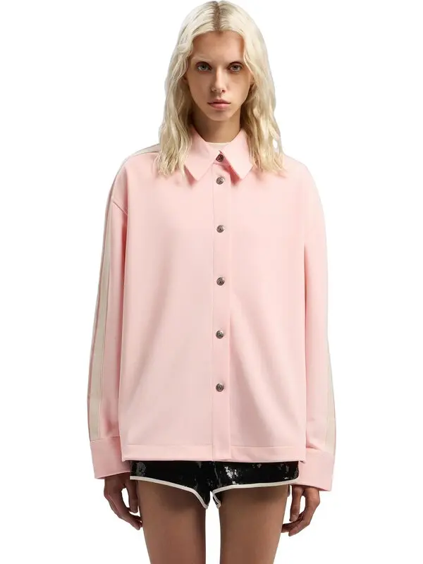 Palm Angels Classic Logo Tonal Track Shirt - Pink