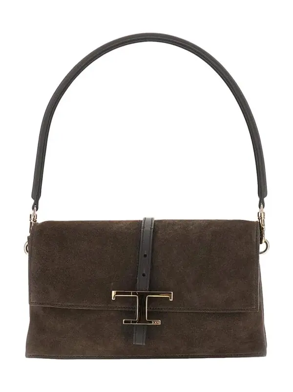 TOD'S T Timeless Mini Suede Flap Bag - Multicolor