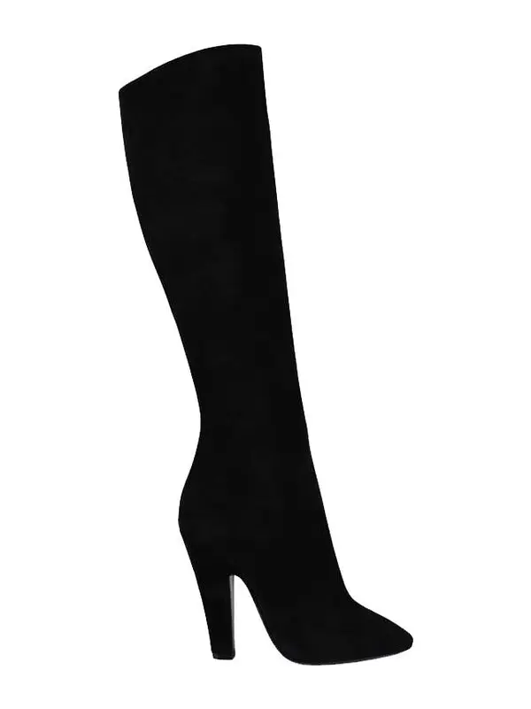 Saint Laurent 68 Suede Boots - Black
