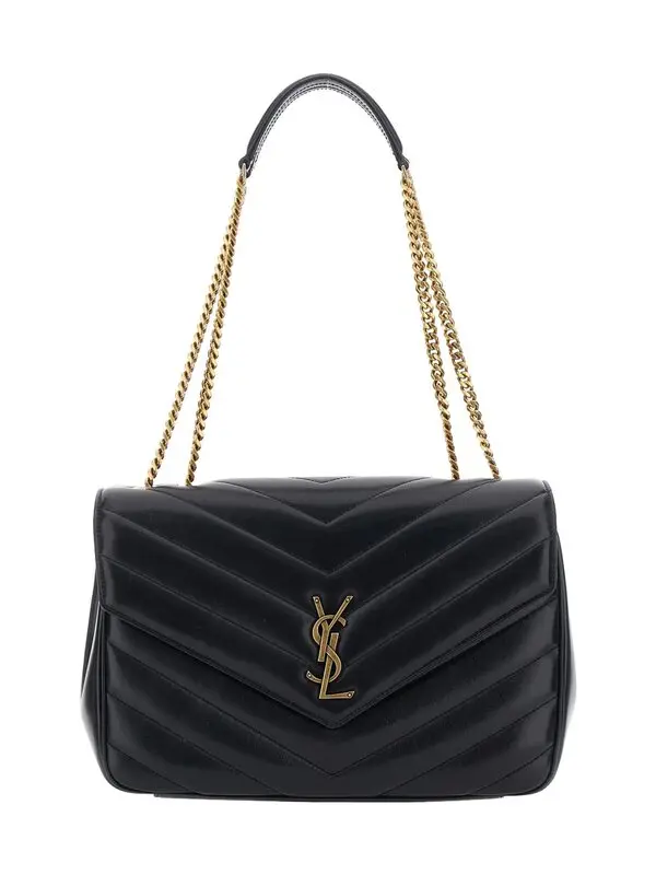 Saint Laurent Loulou Large Leather Crossbody Bag - Multicolor