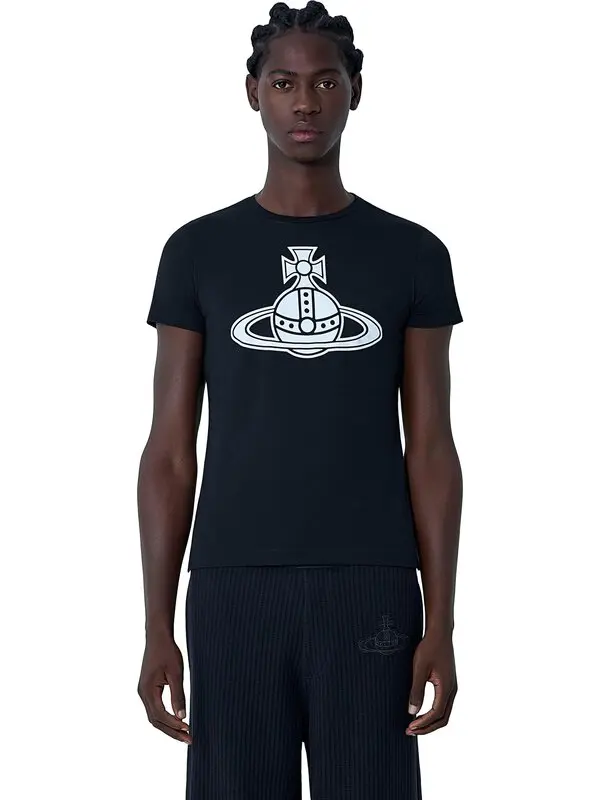 VIVIENNE WESTWOOD Logo Motif T-shirt - Black