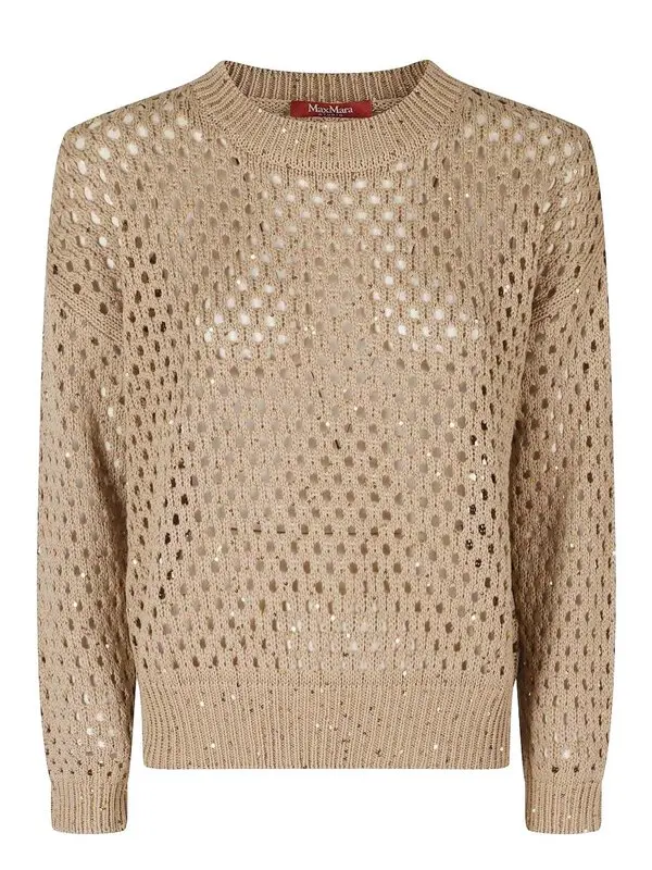 Max Mara Cotton Sweater - Brown