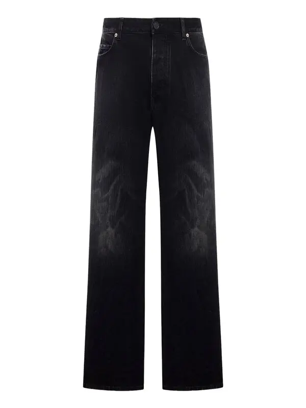 Balenciaga Black Denim Jeans - Multicolor