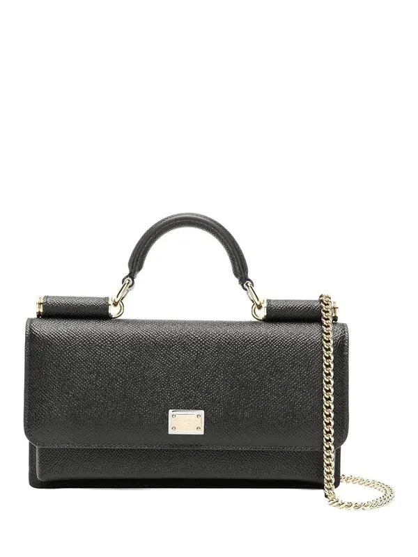 Dolce & Gabbana Embossed Clutch - Black