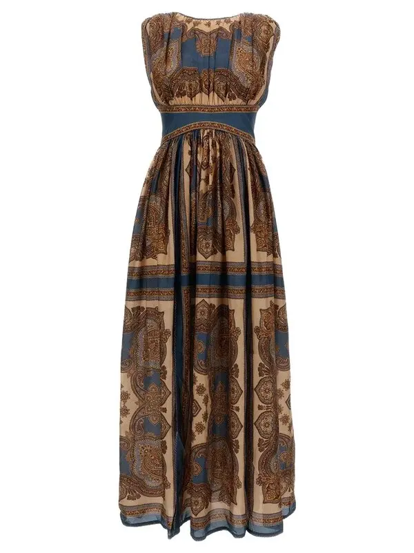 Zimmermann Mahon Waisted Maxi Dress - Multicolor