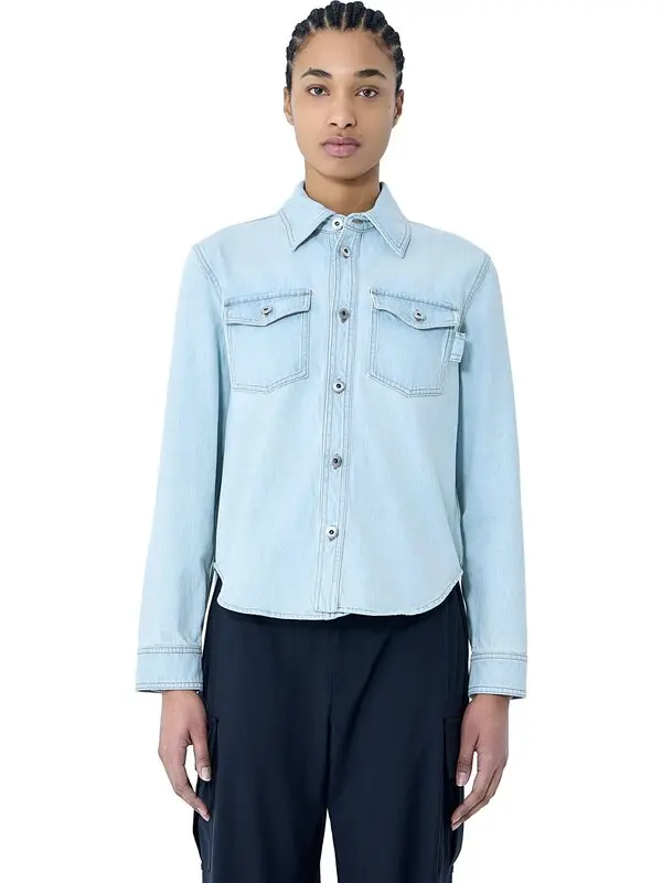 Bottega Veneta Extra Bleach Denim Shirt - Blue