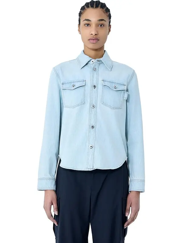 Bottega Veneta Extra Bleach Denim Shirt - Blue