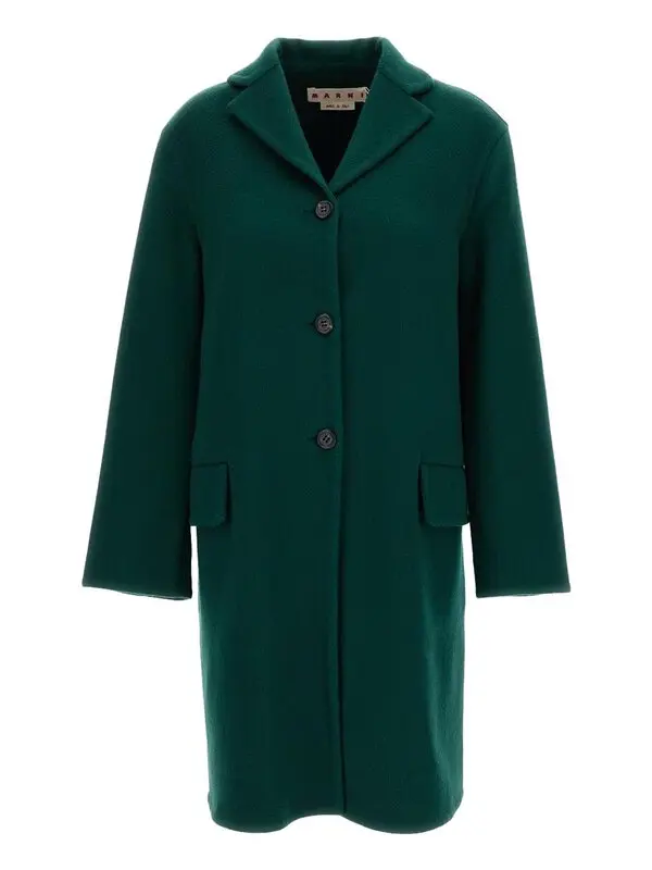 Marni Wool And Cashmere Coat - Multicolor