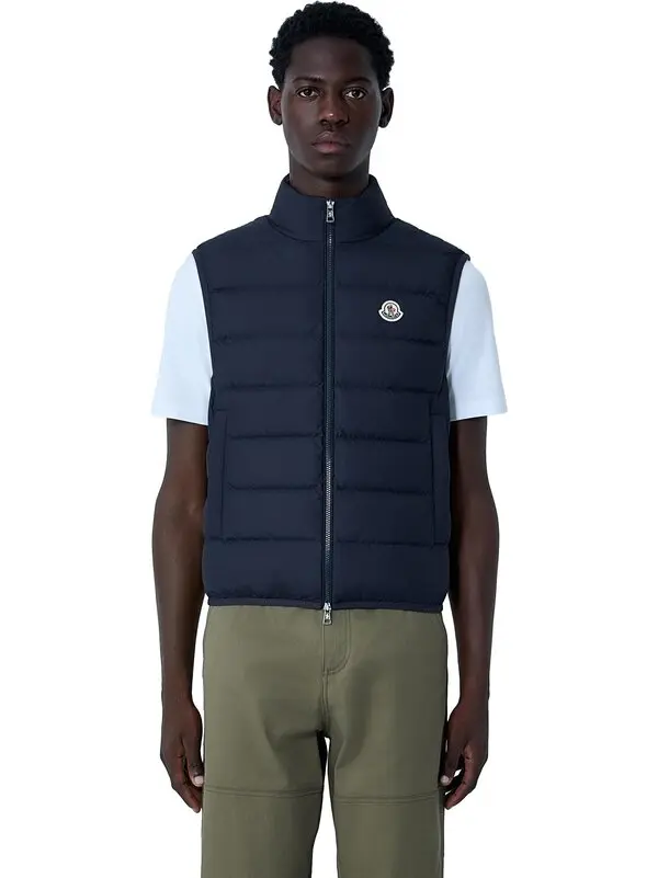 Moncler Contrin Down Vest - Blue