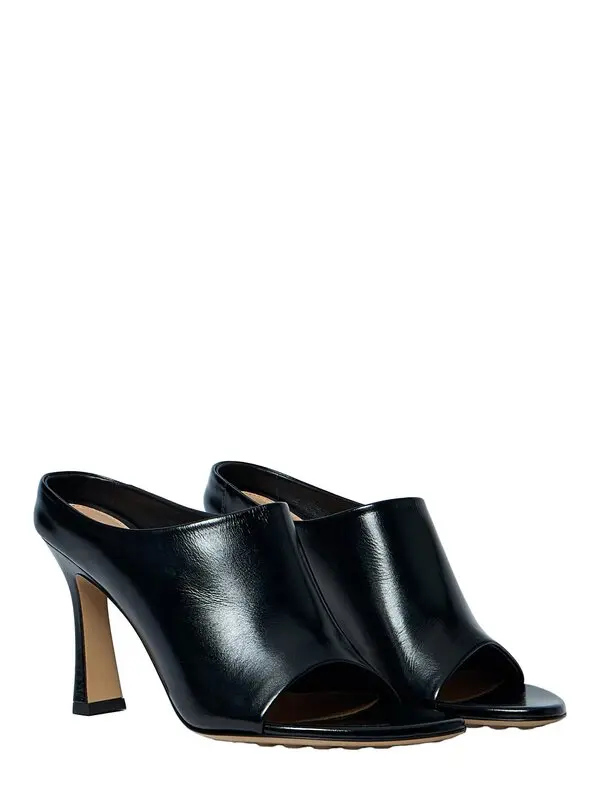 Bottega Veneta Rana Heeled Mules - Black