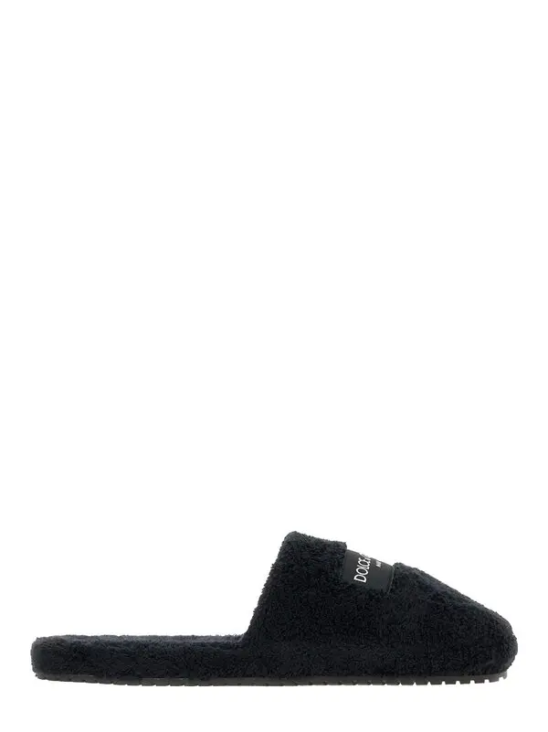 Dolce & Gabbana Logo Slip-on Slippers - Multicolor