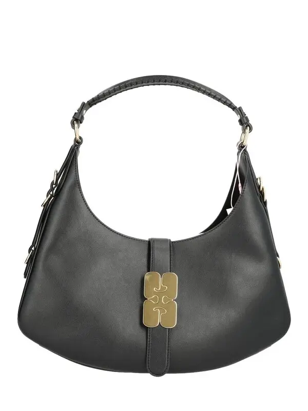 GANNI Kat Small Shoulder Bag - Black