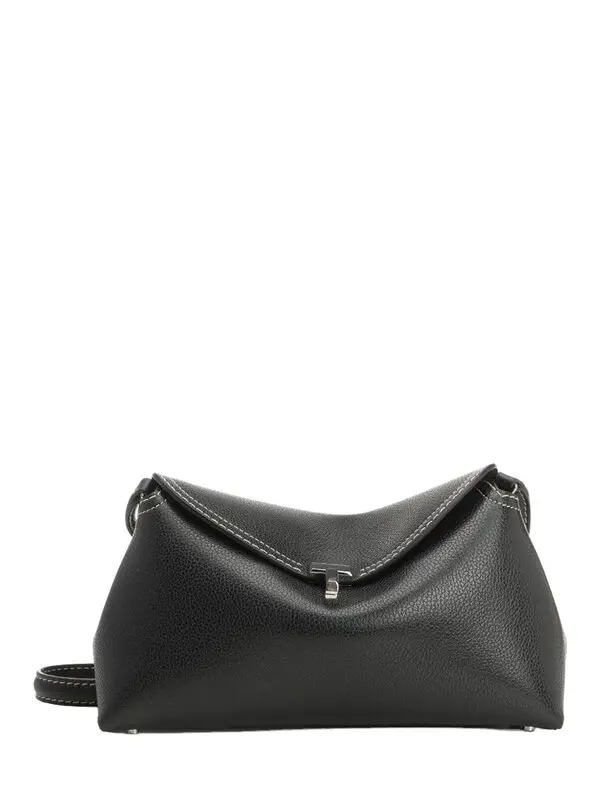 TOTEME T-lock Large Clutch - Black