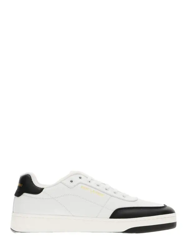 Saint Laurent Leather Sneakers - Multicolor