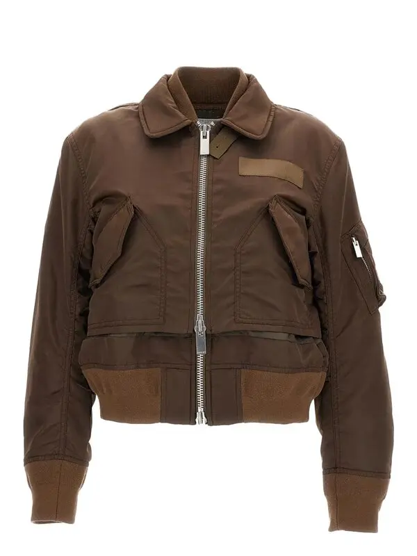 Sacai Nylon Twill Blouson - Multicolor
