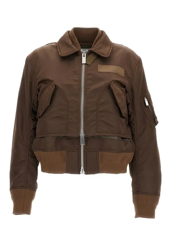 Sacai Nylon Twill Blouson - Multicolor