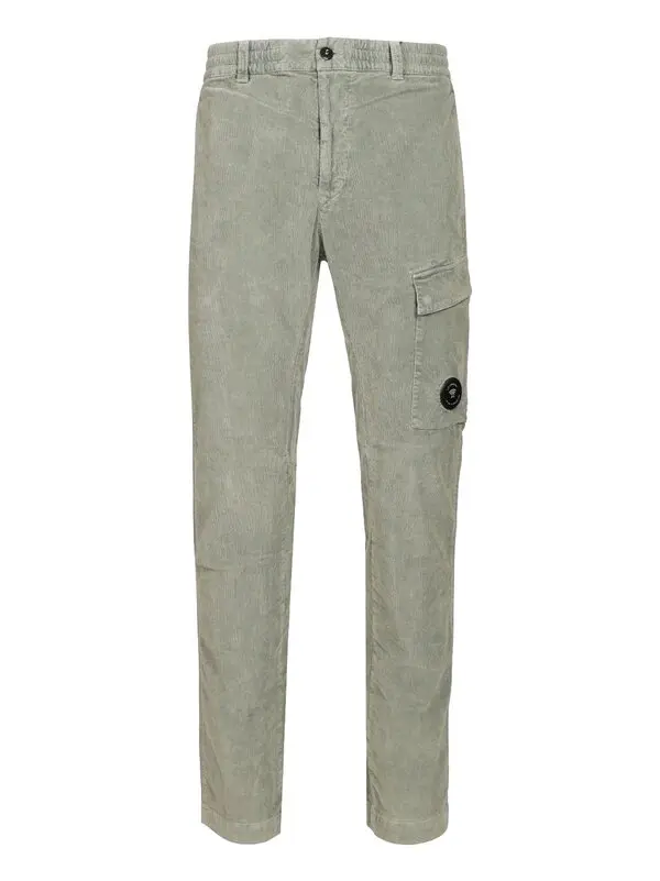 C.P. COMPANY Velvet Trousers - Gray