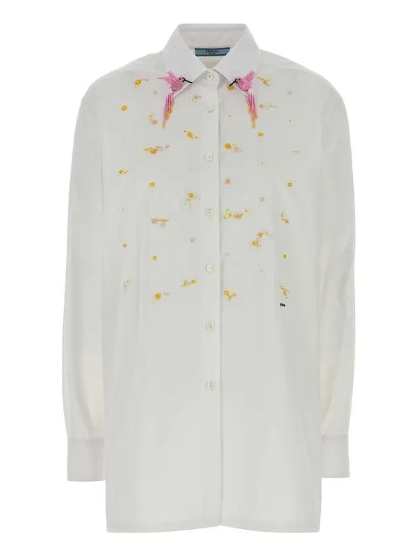 Prada Poplin Shirt - White
