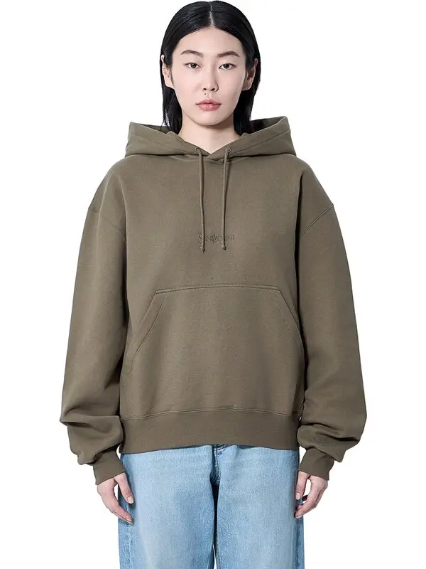 Saint Laurent Logo Sweatshirt - Cream