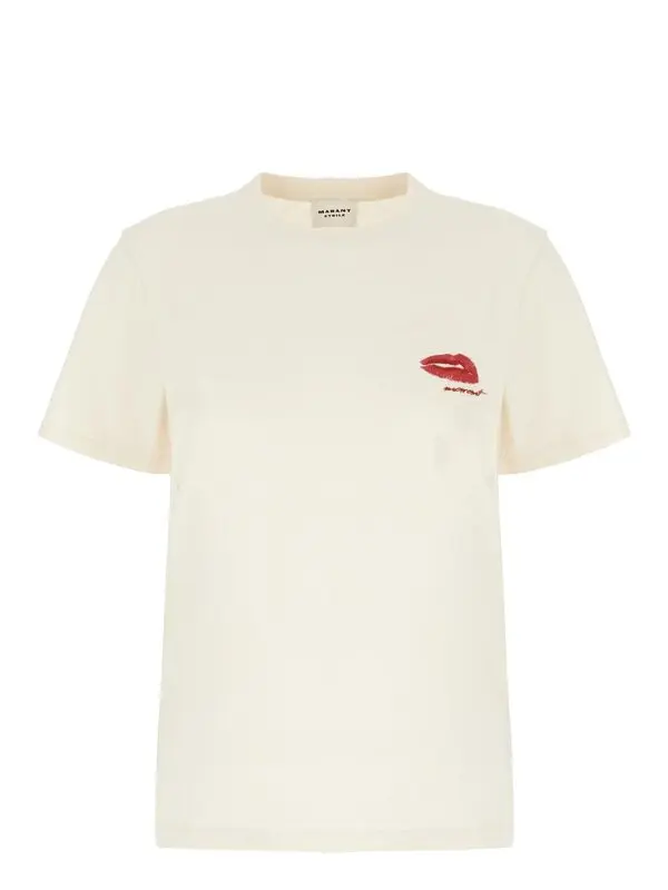 Isabel Marant Étoile Short Sleeve Crewneck T-shirt - Multicolor