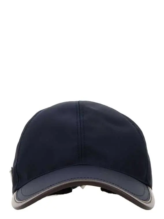 Prada Navy Re-nylon Baseball Cap - Blue