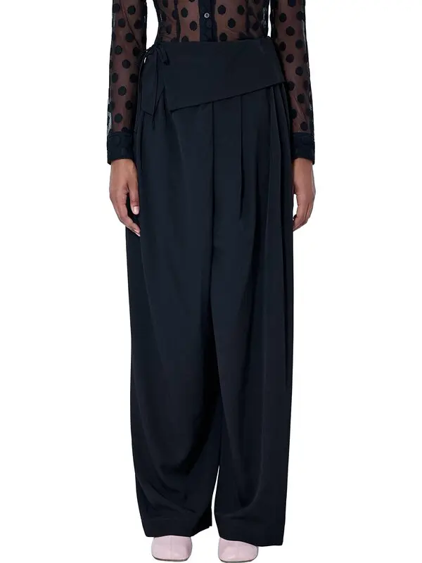 Dries Van Noten Parong Wide Pants - Black
