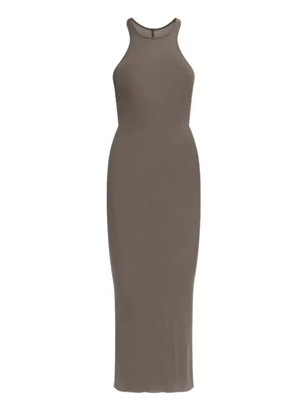 Rick Owens Ribbed Midi Dress - Multicolor