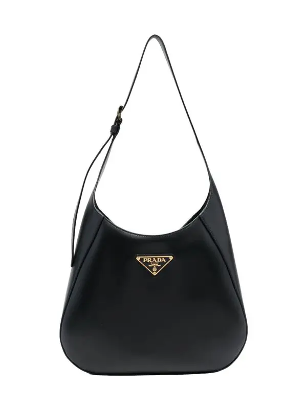 Prada Leather Shoulder Bag - Black