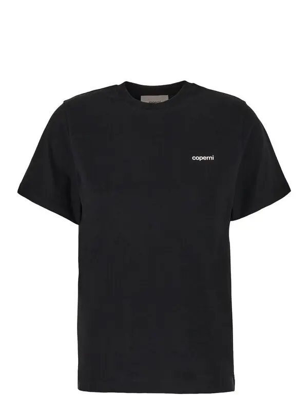 Coperni Logo Print Short Sleeve T-shirt - Multicolor