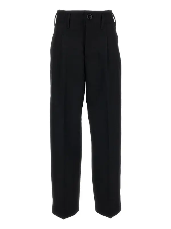 AMI Paris High Waist Wide Trousers - Multicolor