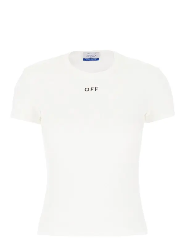Off-White Short Sleeve T-shirt - Multicolor