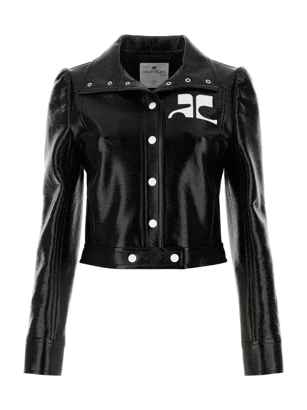 COURREGES Vinyl Blazer - Black