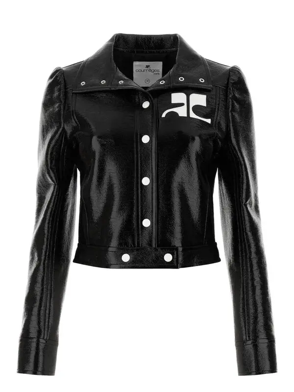 COURREGES Vinyl Blazer - Black