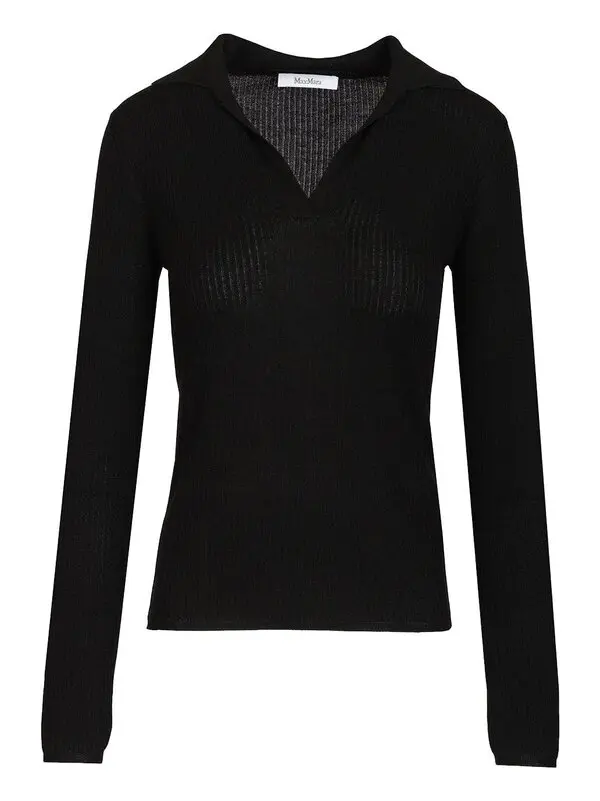 Max Mara Knitted Top - Black