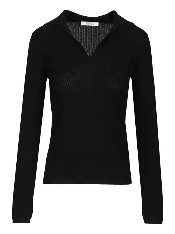 Max Mara Knitted Top - Black